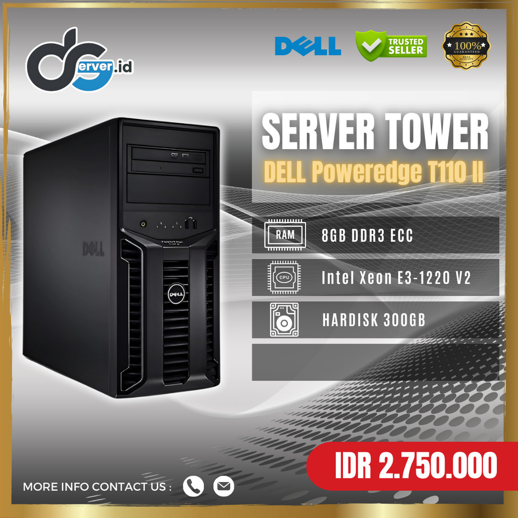 Jual Server DELL PowerEdge T110 II | Shopee Indonesia