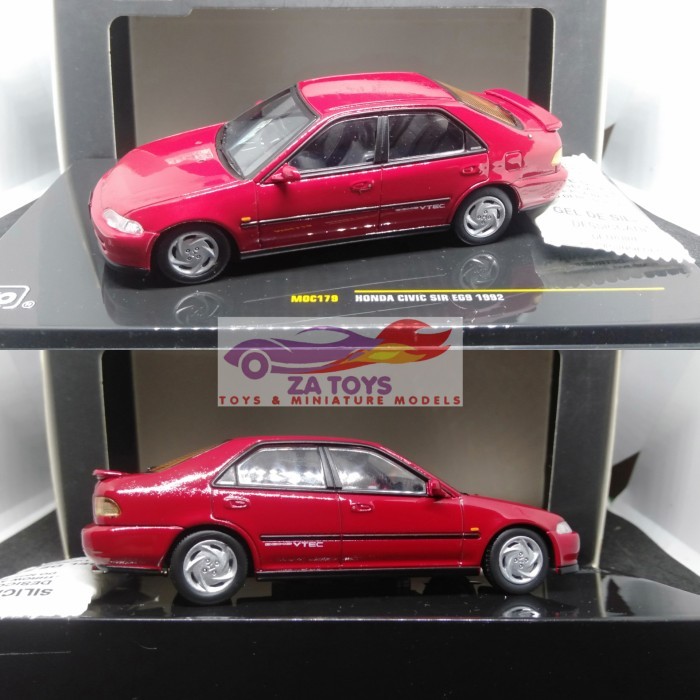 Jual KMS99 Diecast Honda Civic Genio Sir EG9 Merah 1992 by IXO Models ...