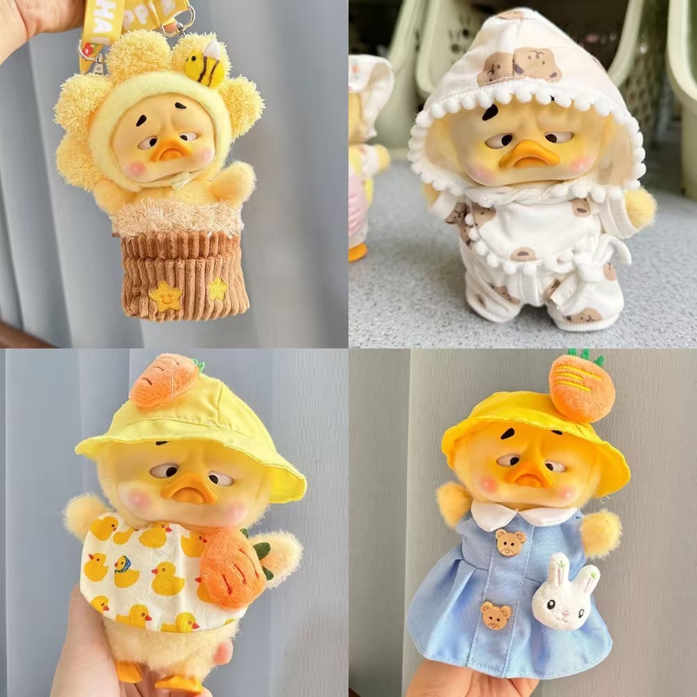 Jual UPSET DUCK LABUBU POP-MART pakaian boneka Kesal Jadi Saat Bekerja ...