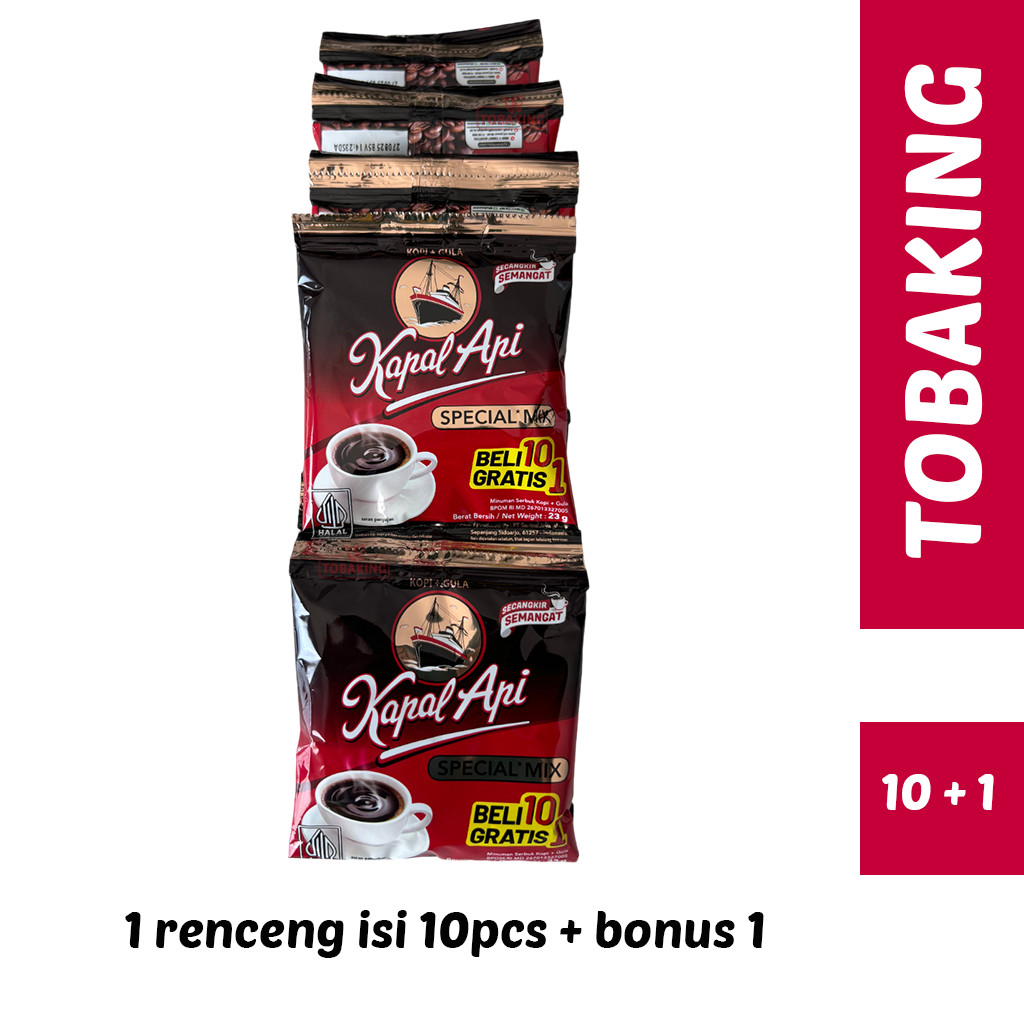 Jual Kopi Kapal Api Special Mix Renceng 23g Kopi Bubuk Gula | Shopee ...
