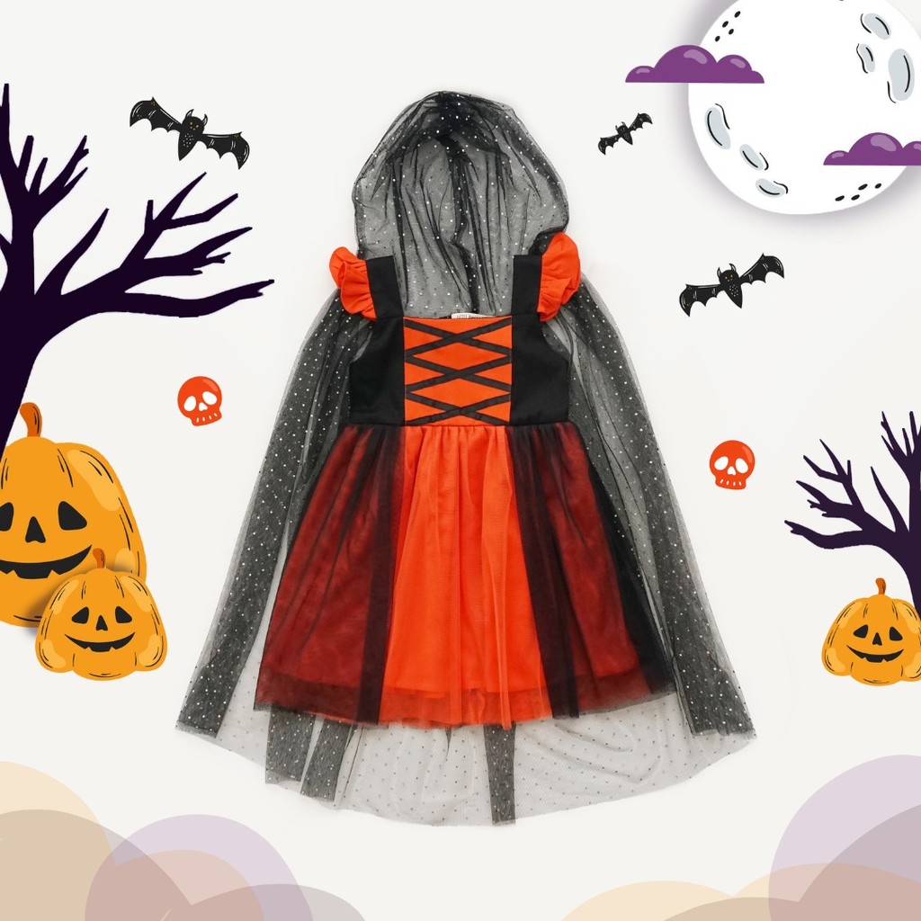 Jual WITCH DRESS / HALLOWEEN DRESS / BAJU PENYIHIR / DRESS HALLOWEEN ...
