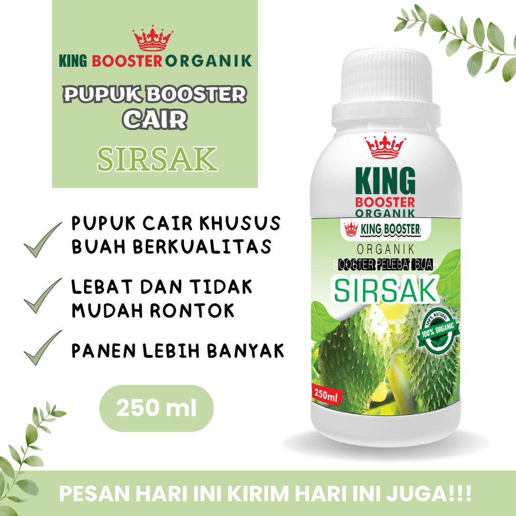 Jual Pupuk Organik cair Booster Sirsak Perangsang Buah cair Terbaik Ampuh Agar Cepat Berbuah isi ...
