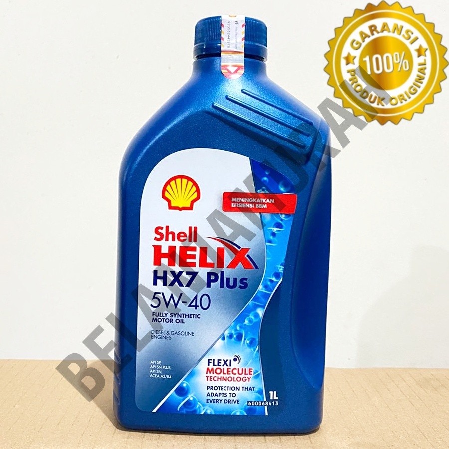 Jual Oli Shell Helix HX7 SAE 5w-40 1 Liter 100% ASLI | Shopee Indonesia