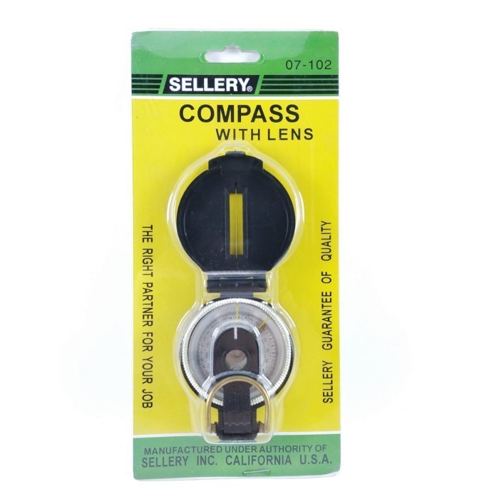 Jual kompas penunjuk arah mata angin compass with lens sellery 07-102 ...