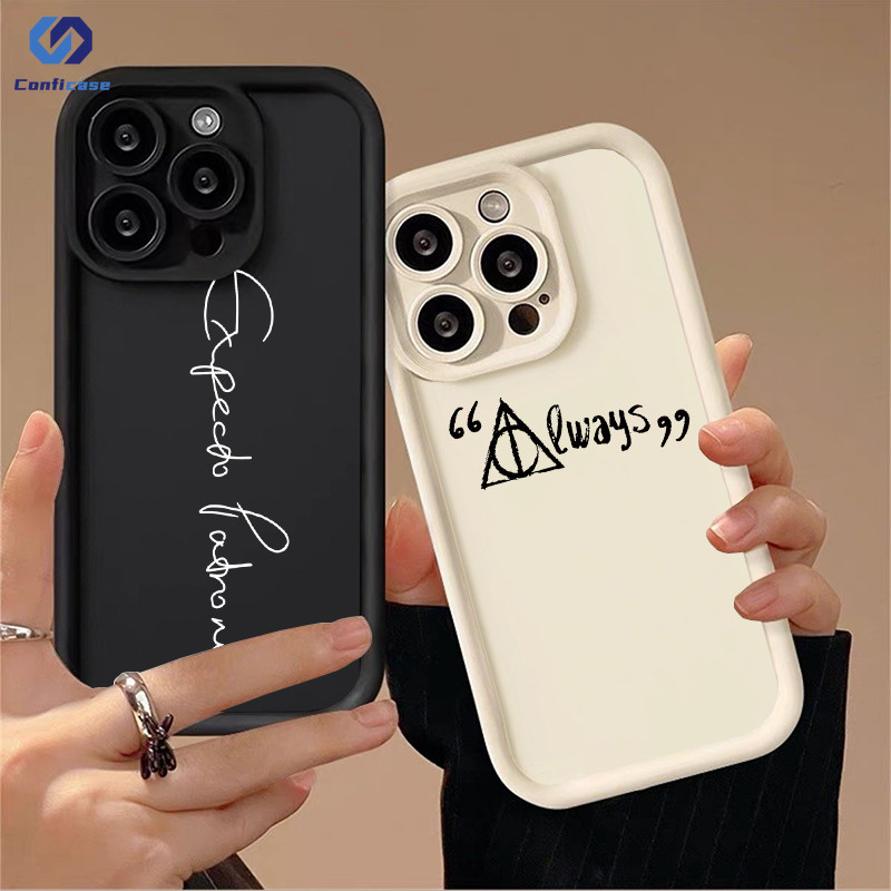 Jual iPhone 11 15 13 12 14 Pro Max XR iPhone 7 Plus 8 6 6S XS Harry Potter Magic spell Expecto ...
