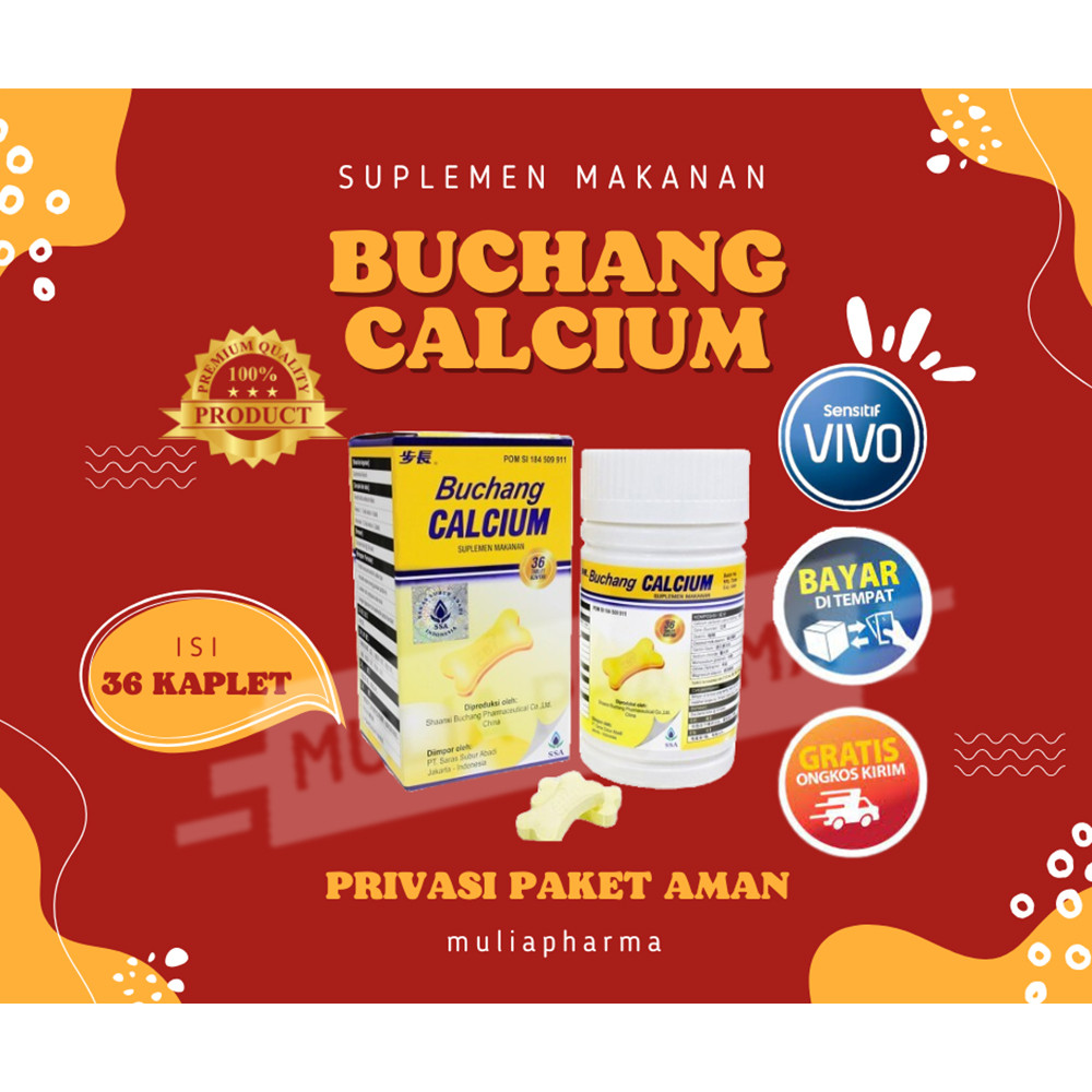 Jual Mulia Pharma - buchang calsium suplemen kalsium tulang Buchang ...