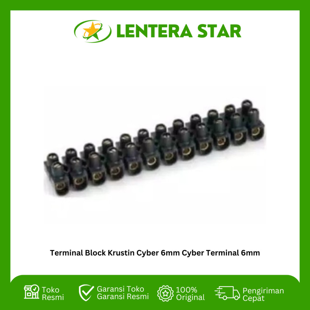 Jual Terminal Block Krustin Cyber 6mm Cyber Terminal 6mm | Shopee Indonesia