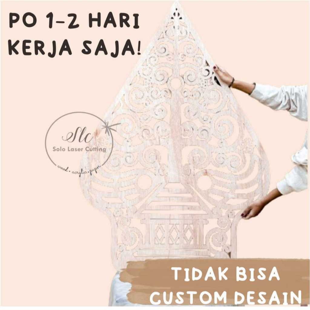 Jual Gunungan Wayang Backdrop Dekorasi Plywood Dekorasi Hiasan Mahar ...