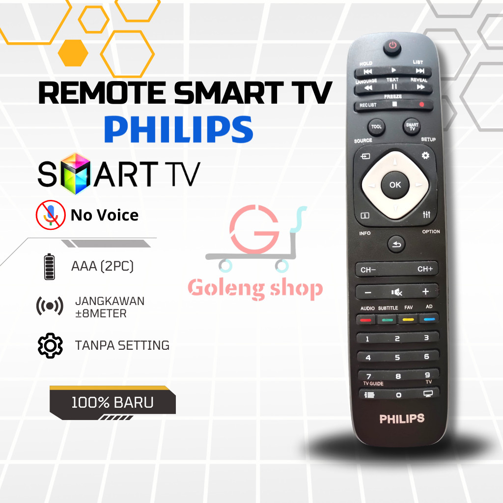 Jual REMOT REMOTE TV LED PHILIPS SMART TV | Shopee Indonesia