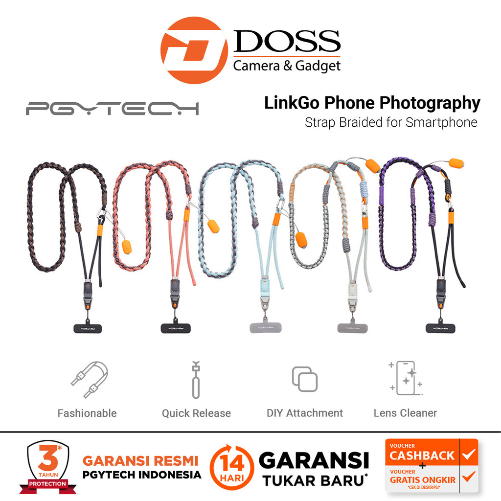 Jual PGYTECH LinkGo Phone Photography Strap Braided Pgytech Link Go ...
