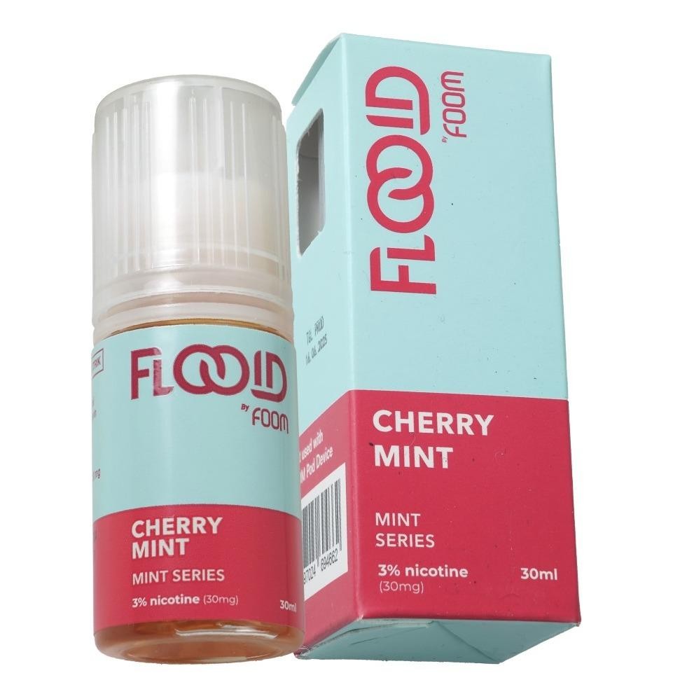 Jual Liquid Vape Foom Flooid Cherry Mint Saltnic 30MG 30ML By Foom Lab ...