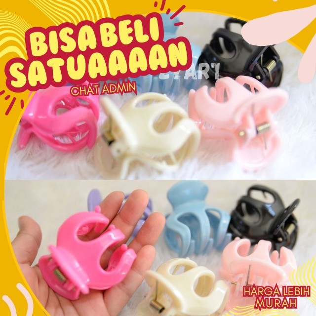 Jual Jedai Rambut Jumbo 5 Cm / Jepitan rambut / Jedai Ala Korea ...