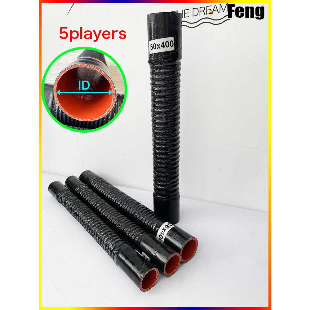 Jual Universal Silicone Flexible Hose and 2 Clamps ID30-100mm Length ...