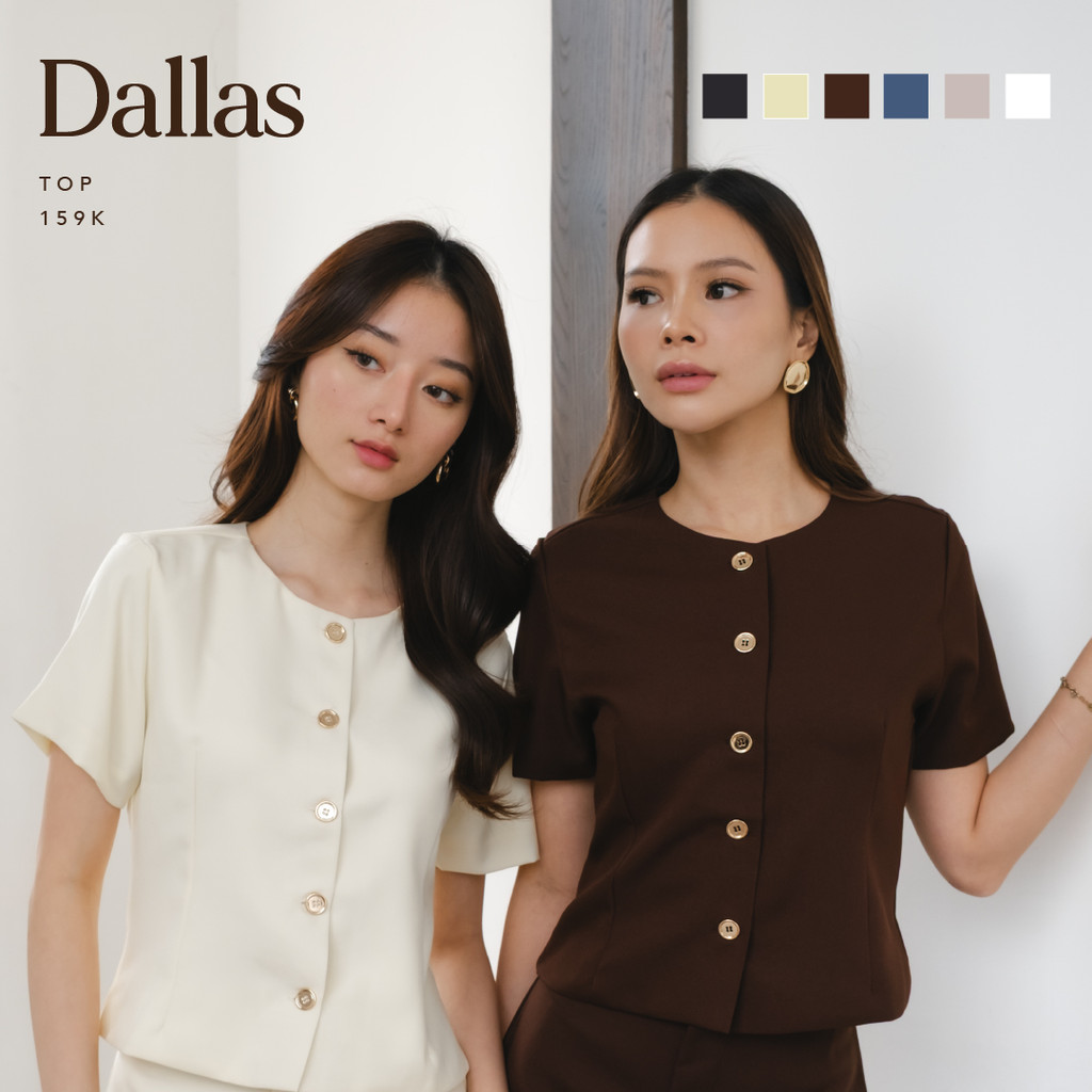 Jual Dallas Top -- Ocha Wear | Pakaian Wanita | Elegant Top | Semi ...
