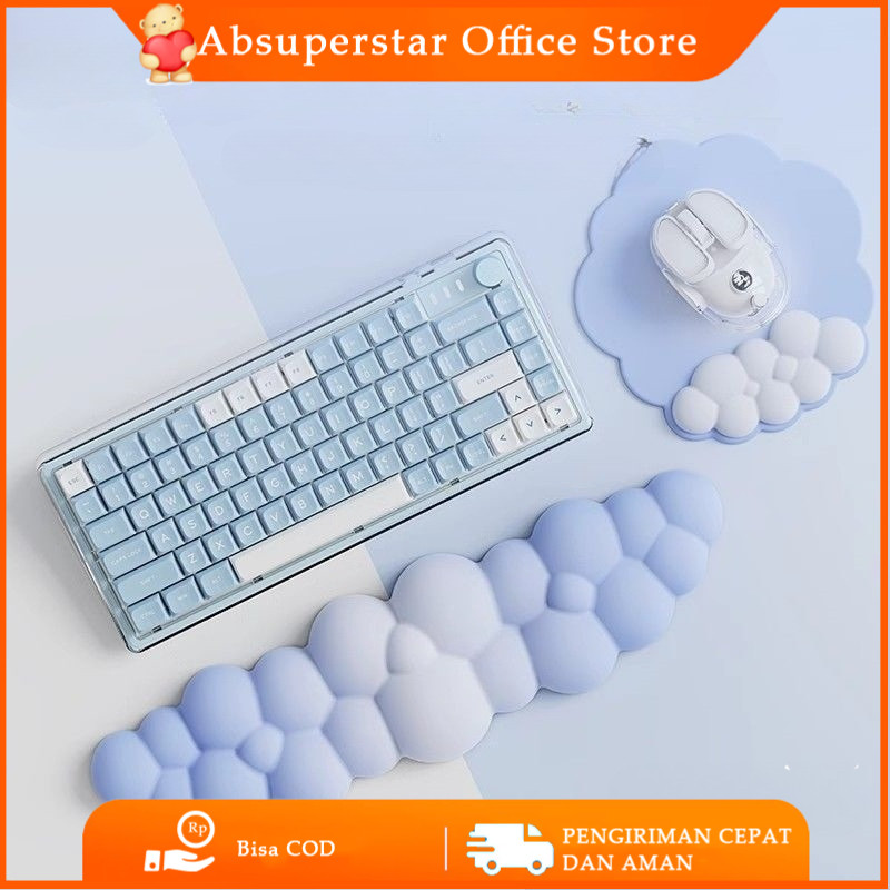 Jual PU Rest Pad Gaming Cloud Foam Ergonomic Bantalan Pergelangan ...