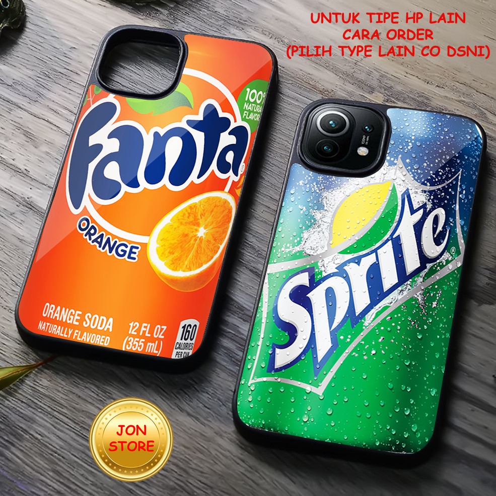 Jual ( SE 19 ) Sofcase MOTIF KEMASAN KALENG FANTA COLA SPRITE PEPSI ...