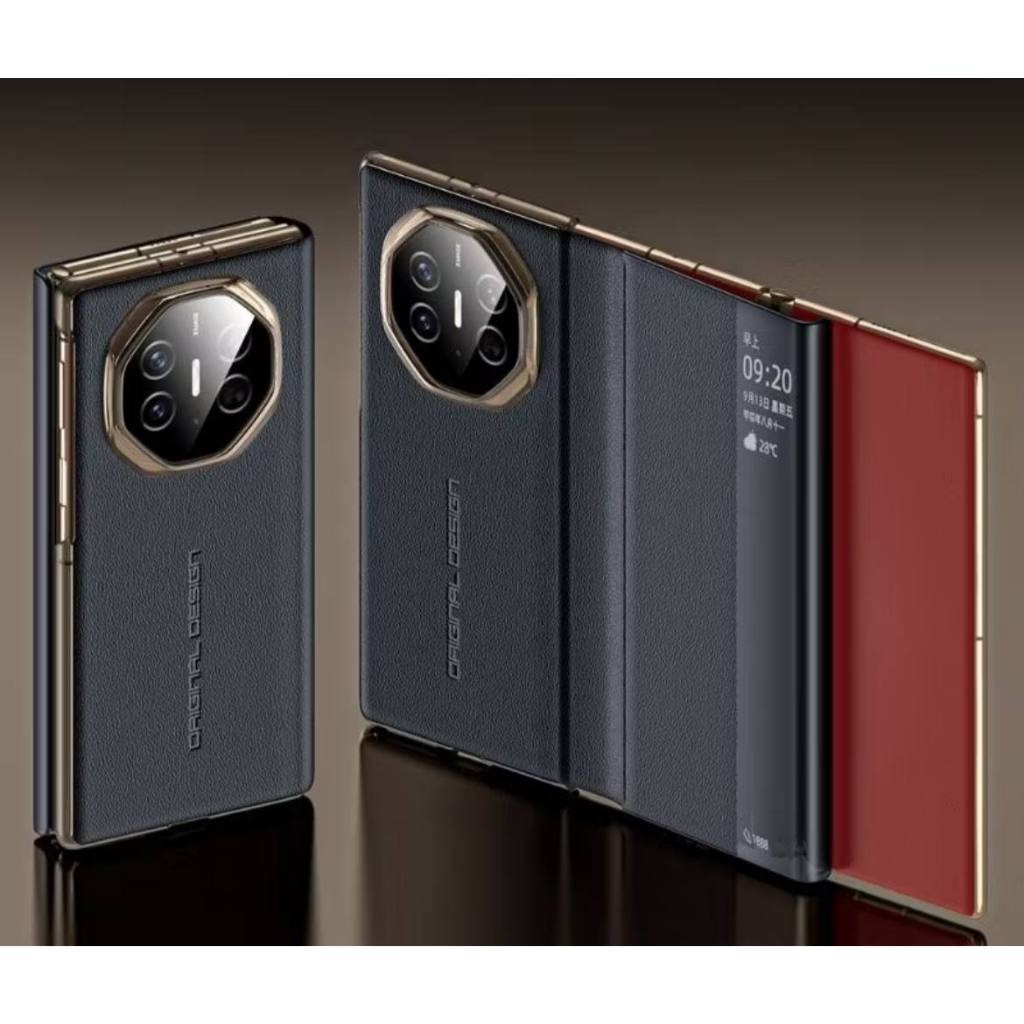Jual case huawei mate XT & X6 ultimate view premium leather hard flip ...