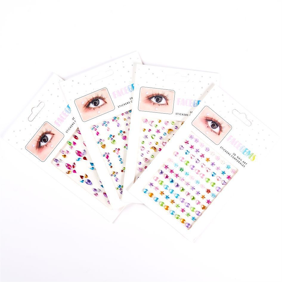 Jual MOKA STICKER 3D GEM STONE MINI BISA UNTUK KUKU NAIL ART DAN MAKE ...