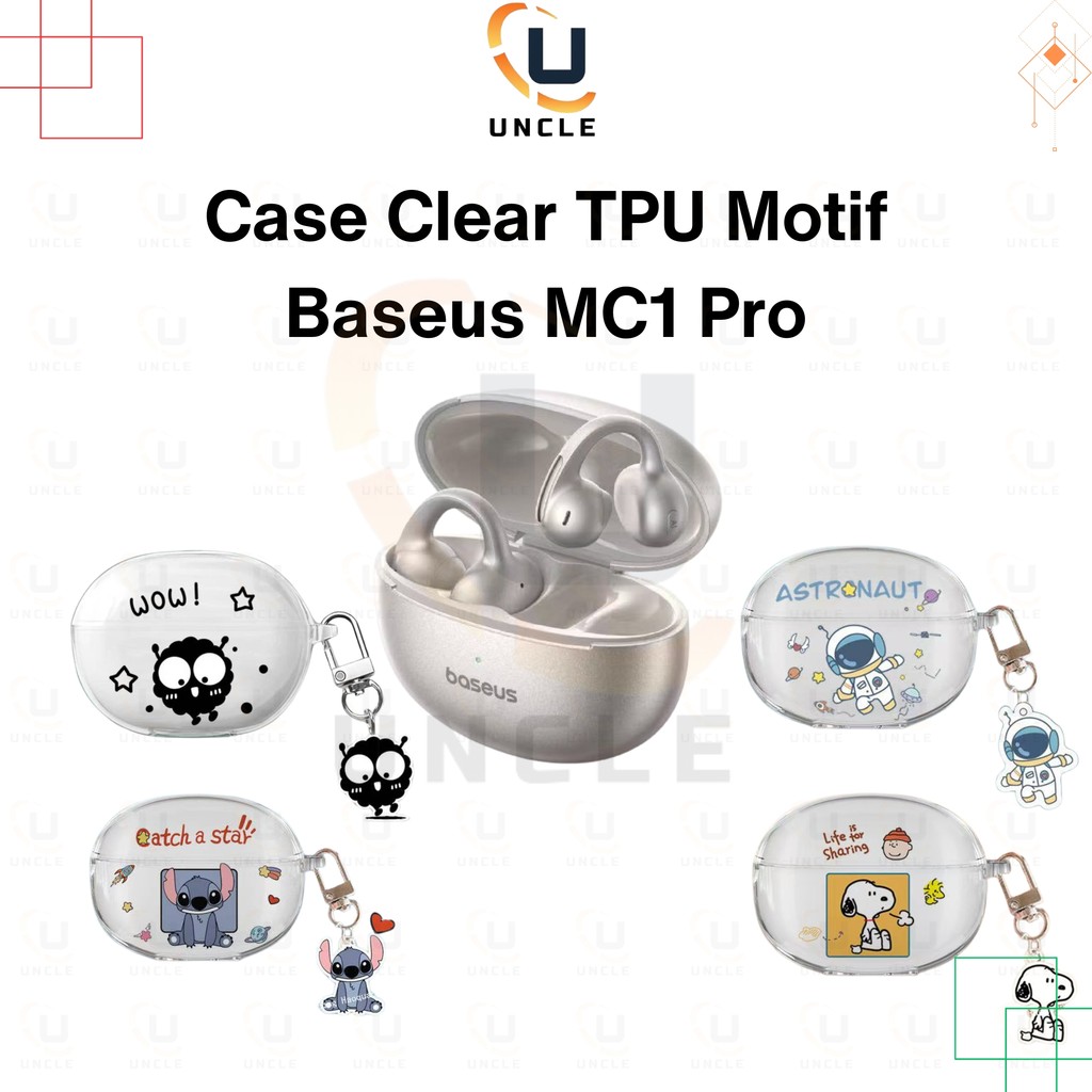 Jual Case Baseus MC1 Pro TPU Motif Casing Cover Silicone Protective Tws ...