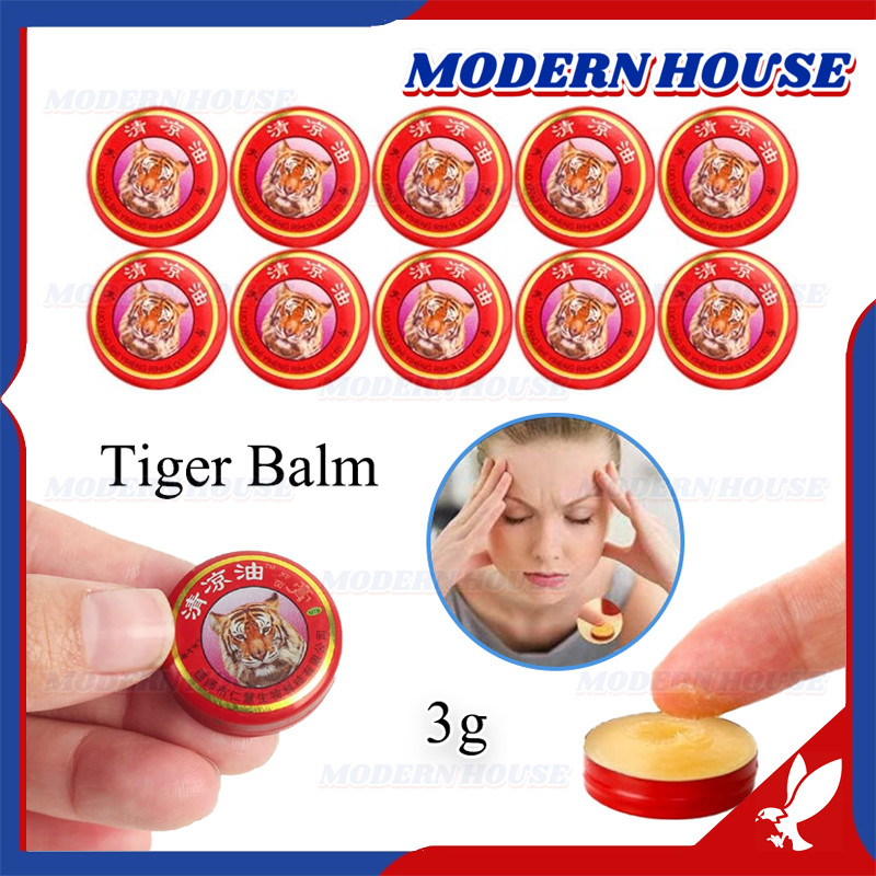 Jual 10PCS Balsem Tiger Balm / Tiger Balm/ Balsem Harimau /Tiger Balm ...