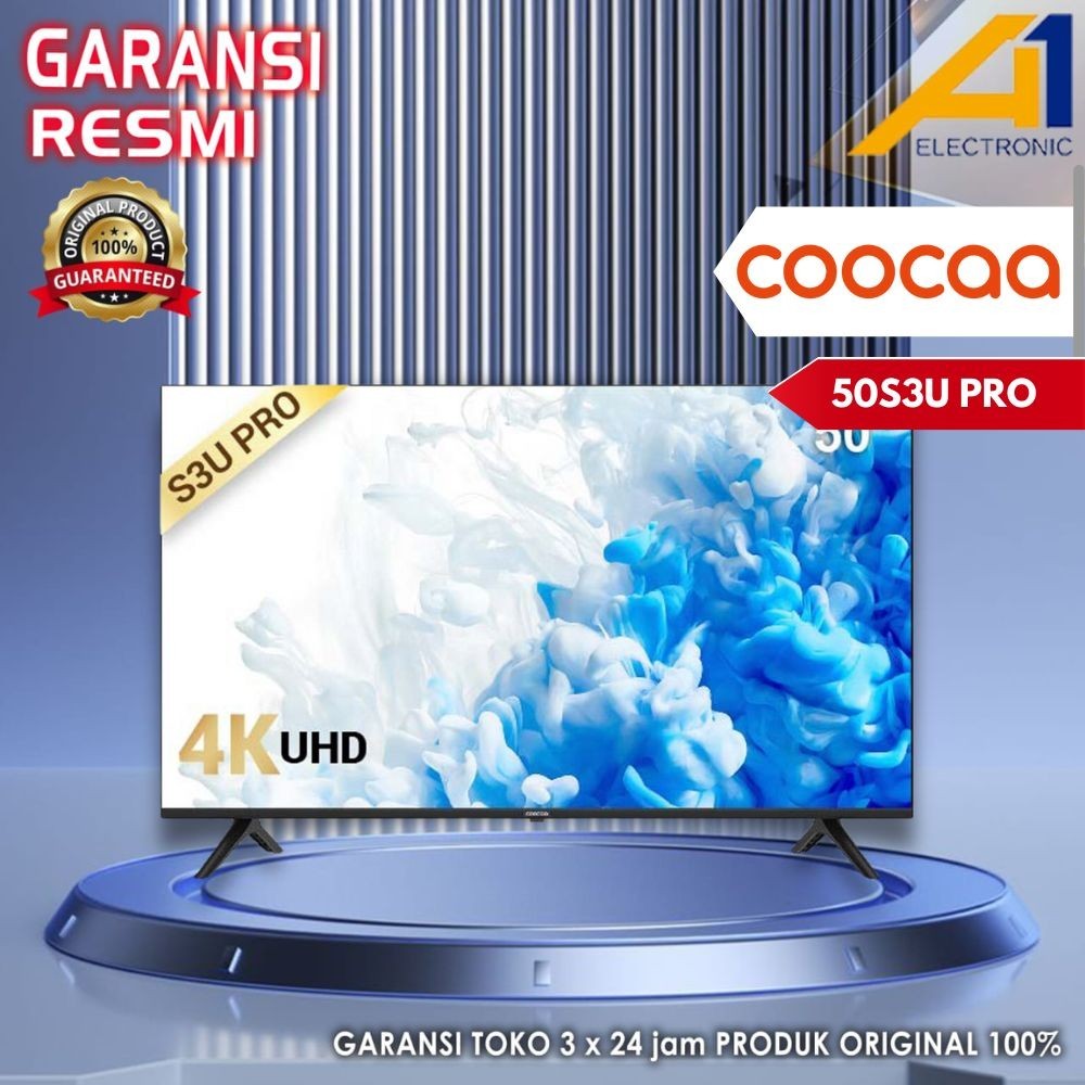 Jual LED TV COOCAA 50S3U PRO, Smart TV 50 inch 4K UHD Dolby Audio | Shopee Indonesia