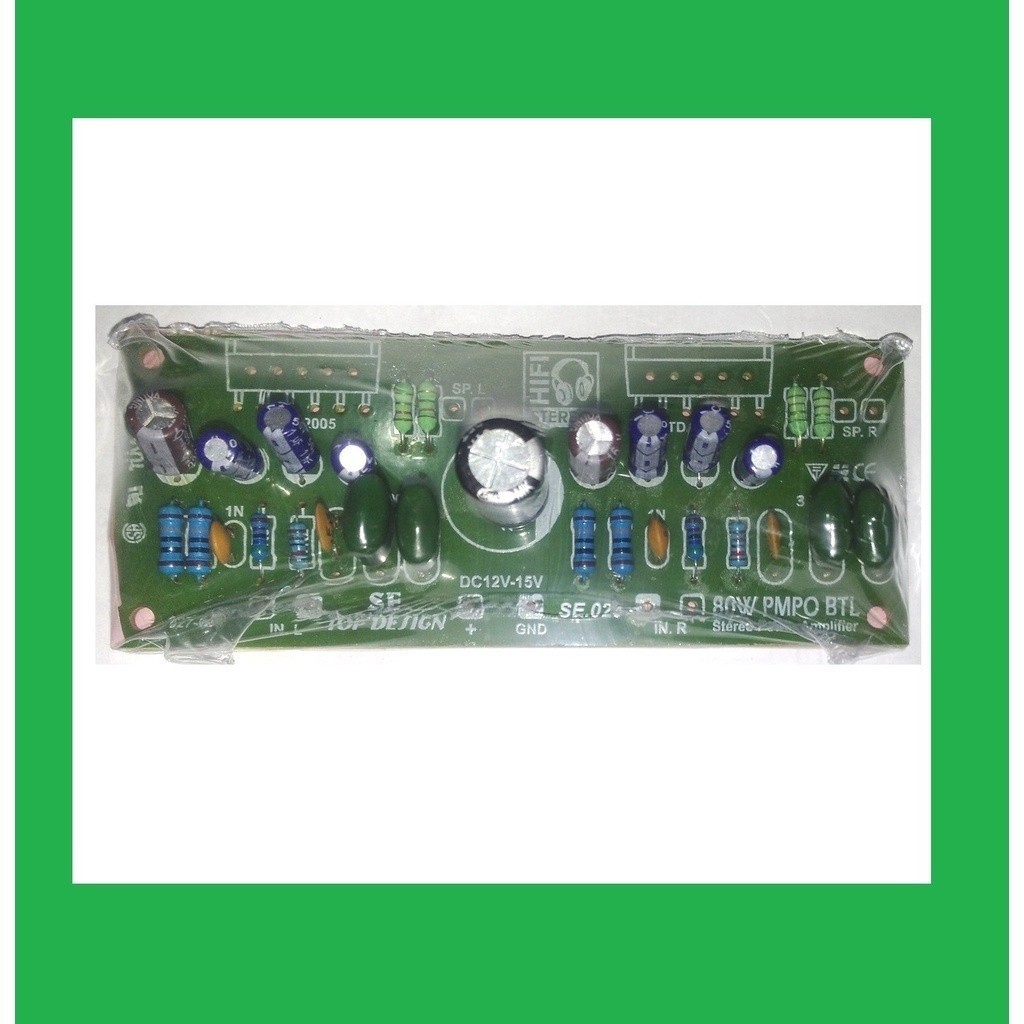 Jual Kit Module Amplifier Tda2004-2005 80W Pmpo Btl Power [Tanpa Ic ...