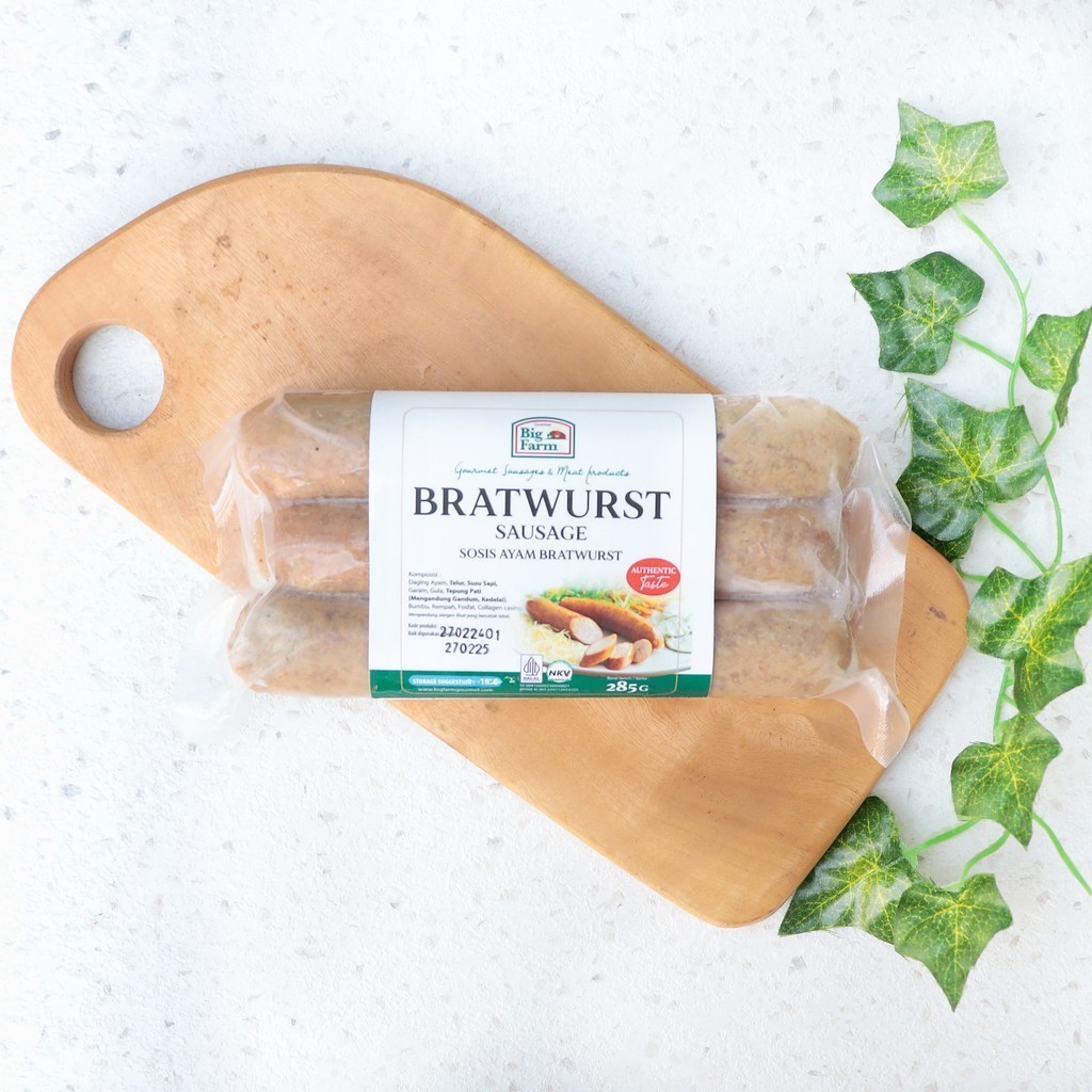 Jual 285G Big Farm Bratwurst Sausage 3 pcs | Shopee Indonesia