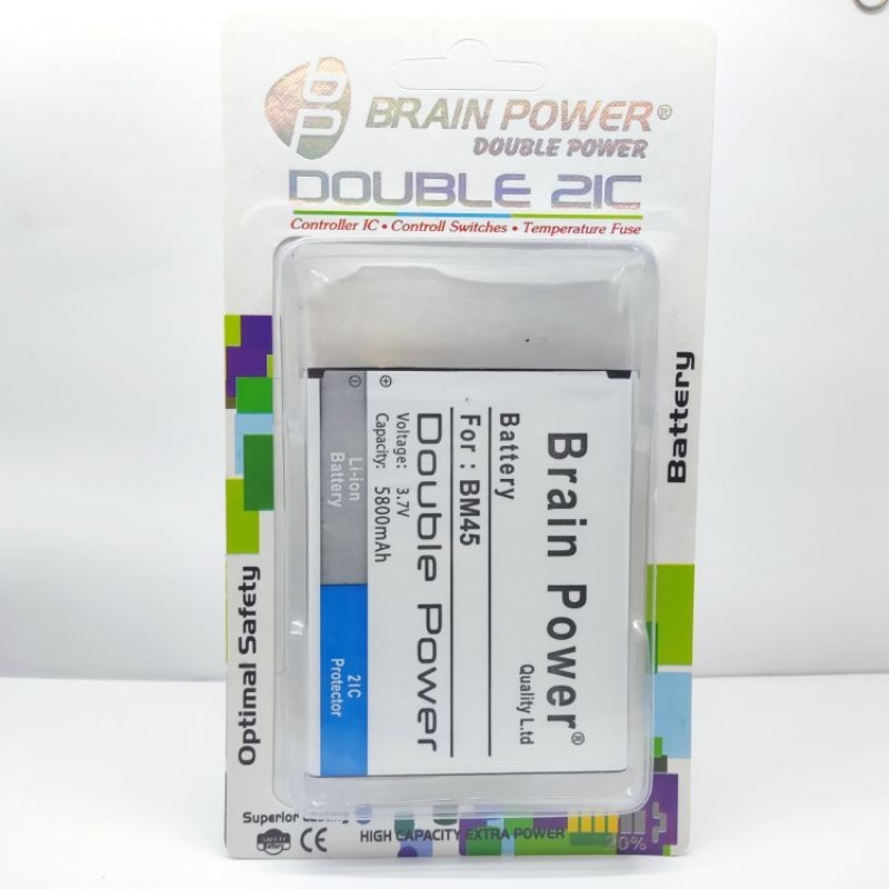 Jual Baterai Battery Batre Xiaomi Redmi Note 2 Bm45 & Double power 5800 ...