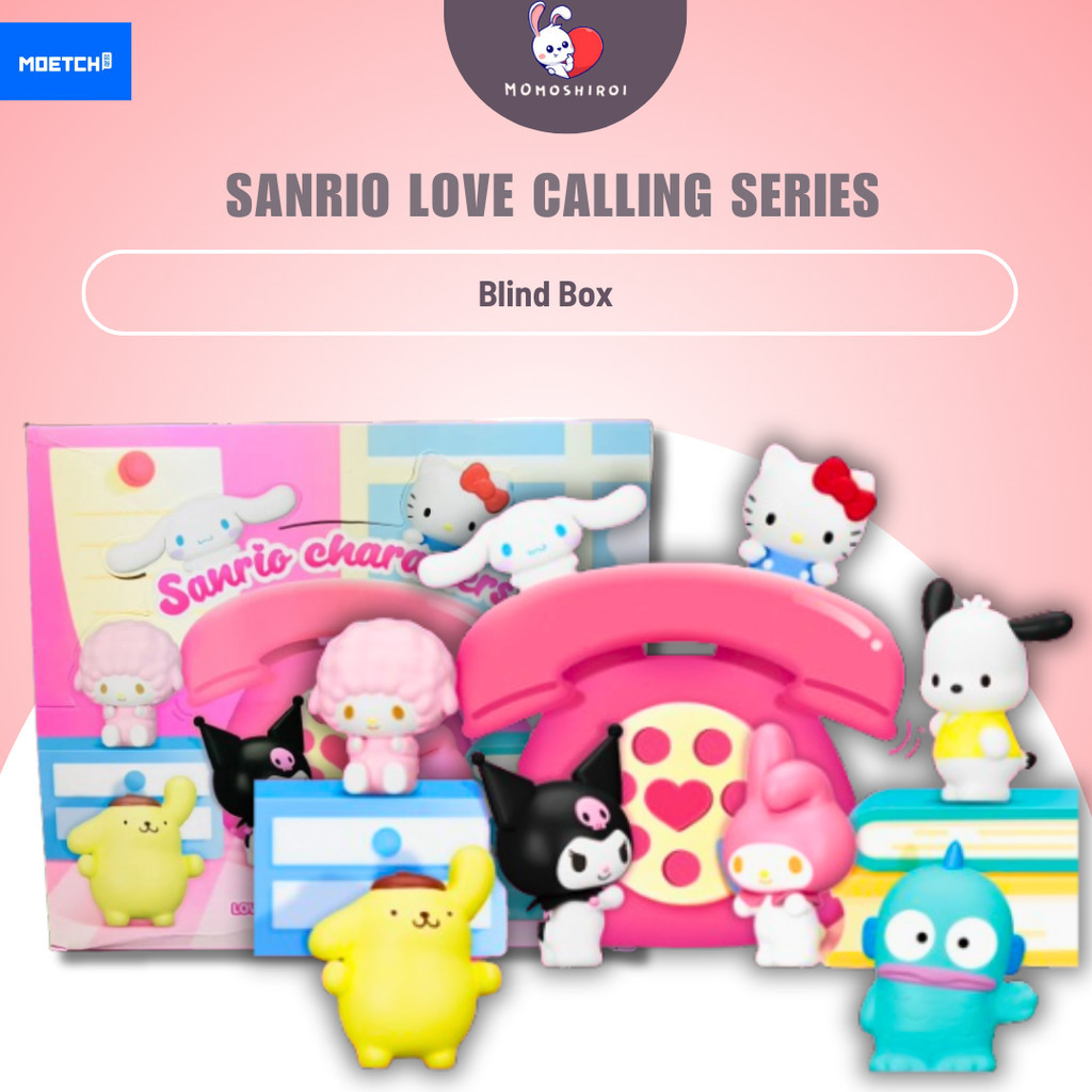 Jual Sanrio Love Calling Series Mini Box Micro Moetch Blind Box Figure ...
