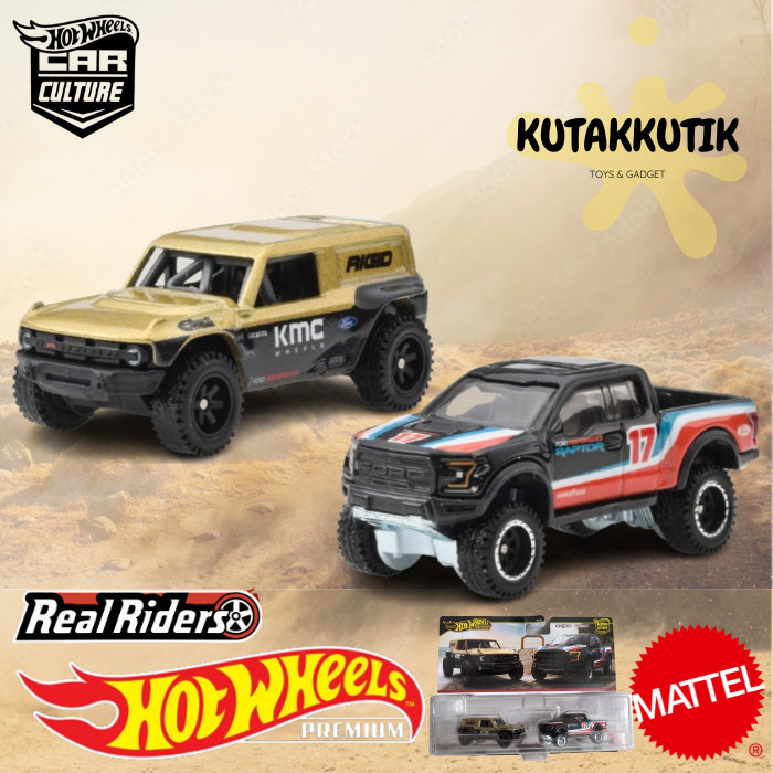 Jual Hotwheels Premium 2-Pack Twin Pack HBL96 Mobil Jip Pickup Truck ...