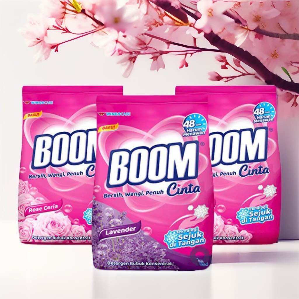 Jual Deterjen Boom Beli 2 Gratis 1 Boom Pencuci Pakaian Deterjen ...