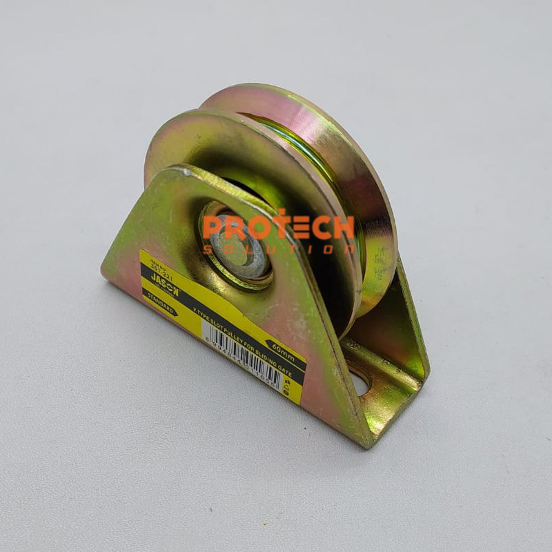Jual JASON Roda Pagar besi Rel galvanis gate wheel 60mm V Siku 6cm ...