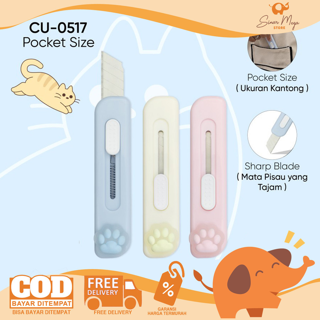 Jual Joyko Kater Mini CU-0517 Cat Paw Cutter Pemotong Kecil Lucu Murah ...