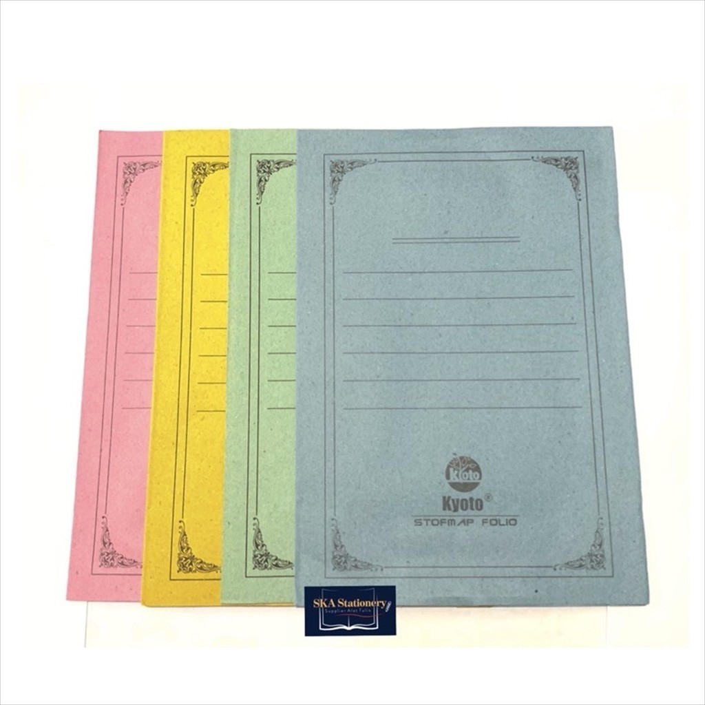 Jual [10 PCS] Map Kertas Polos/Stop Map Kertas Polos F4 Folio Murah isi ...