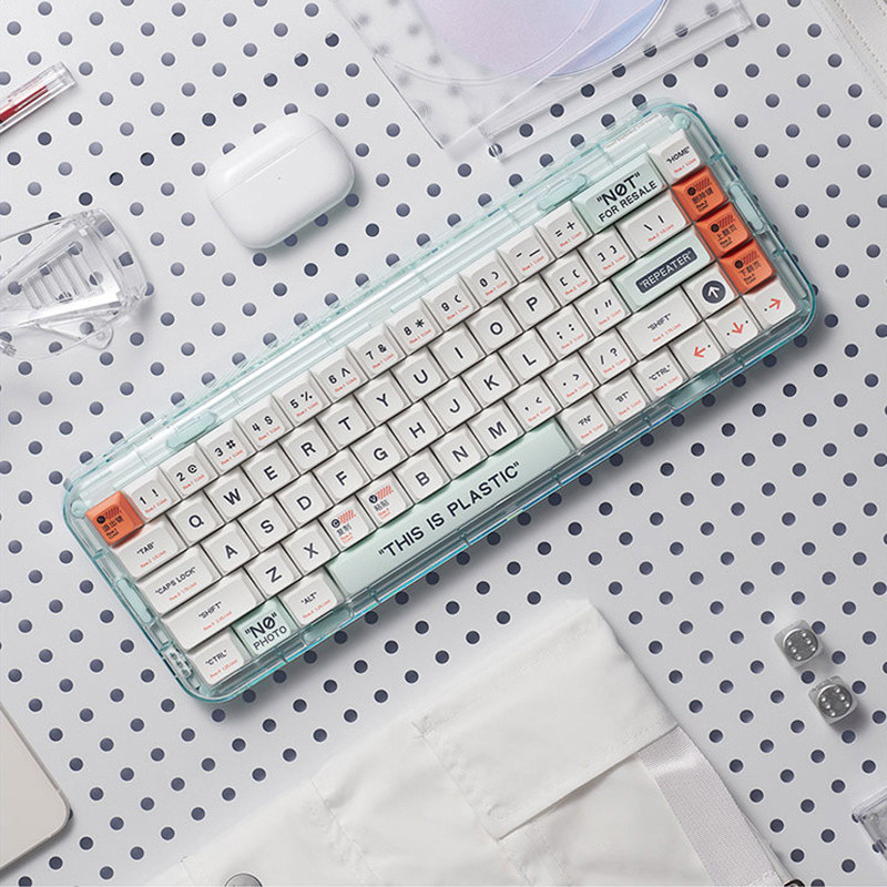 Jual Melgeek Mojo68 Hot Switch Mechanical Keyboard Wireless Bluetooth ...