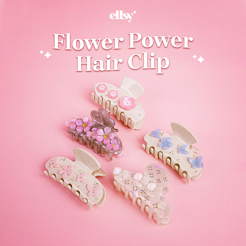 Jual Flower Power Hair Clip | Jepit Rambut Bunga | Shopee Indonesia