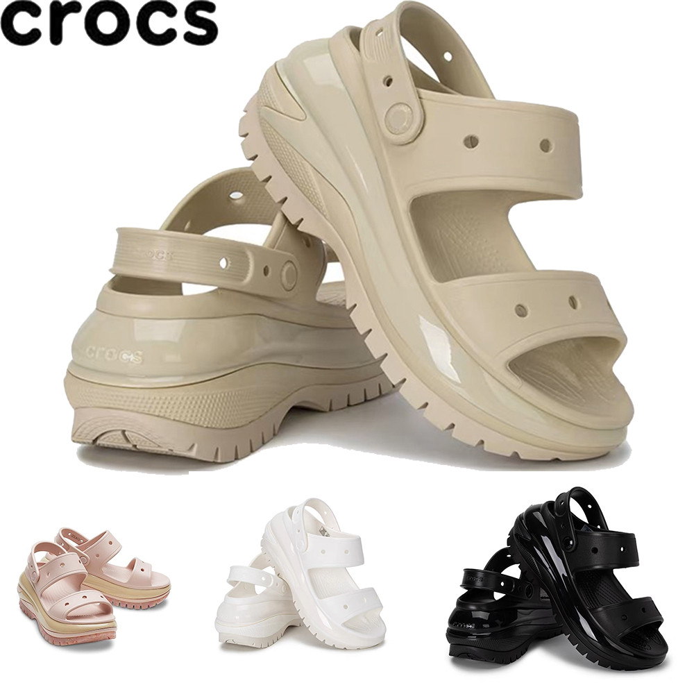 Jual Sendal Cross Classic Mega Crush Slide Wedges Women Wedge Clog ...