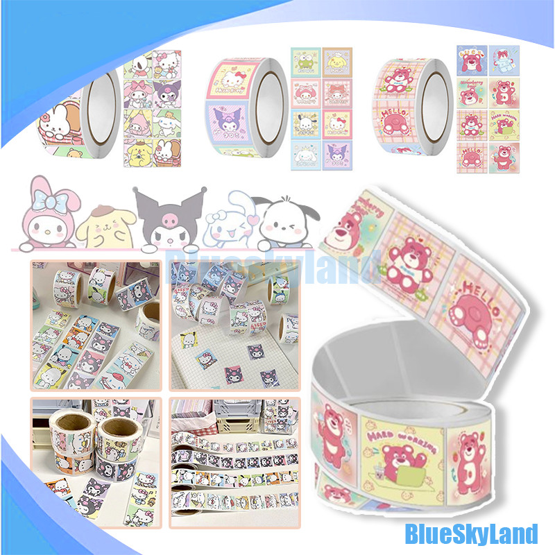 Jual Sticker Sanrio Journalling 500 Lembar Stiker Terima Kasih Sanrio ...
