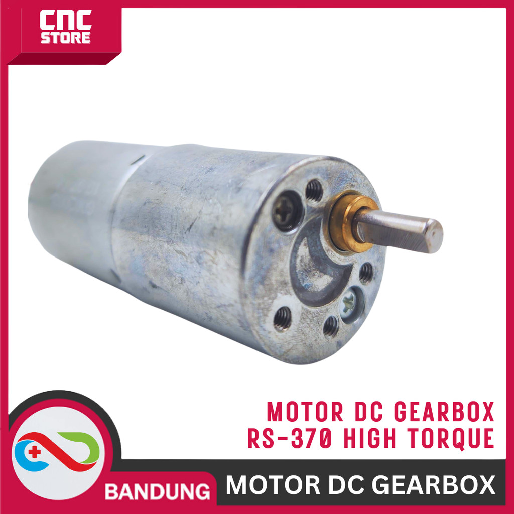 Jual GearBox Motor DC Gear Box High Torque ZGB25B 370 370 RS-370 Dinamo ...