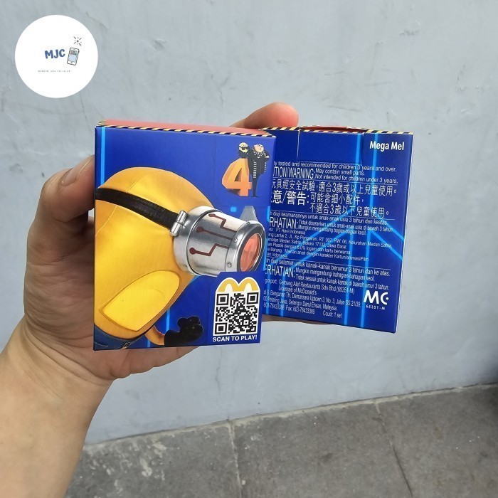 Jual [ORIGINAL BOSS} MEGA MEL Minion Happy Meal McD 2024 Despicable Me ...