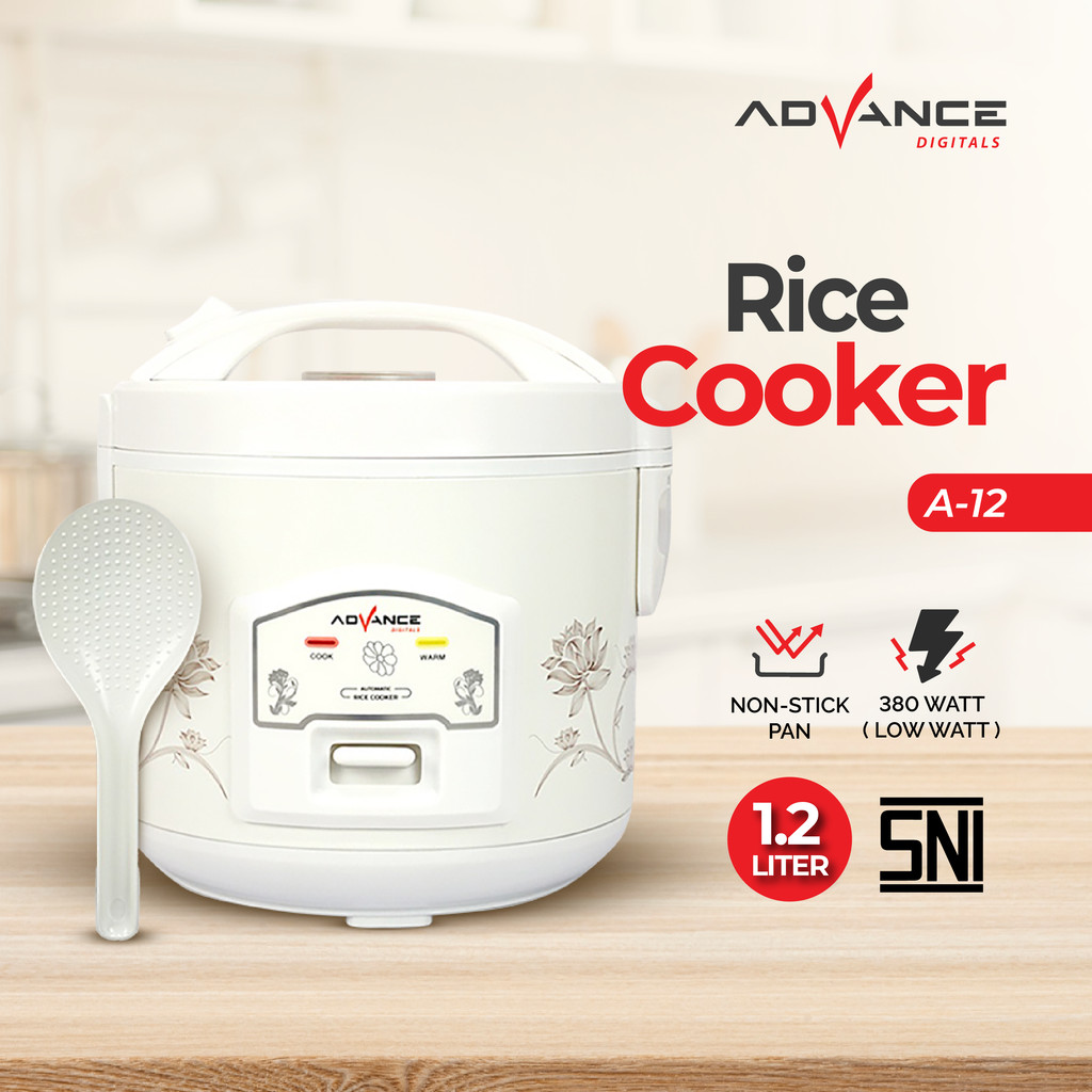 Jual Rice Cooker Advance A12 1,2 Liter Penanak Nasi 350 Watt dan ...