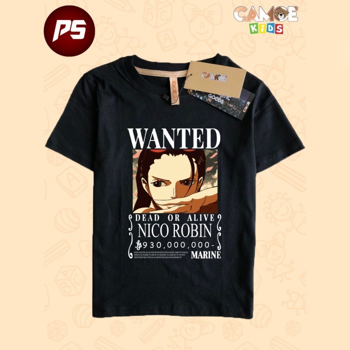 Jual Kaos Anak Nico Robin Wanted Bounty One Piece Straw Hat | Shopee ... Jual Kaos Anak Nico Robin Wanted Bounty One Piece Straw Hat | Shopee ...