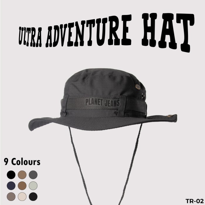 Jual Topi Adventure Aktivitas Outdoor Rimba Sunproof Jungle Hat Bucket ...