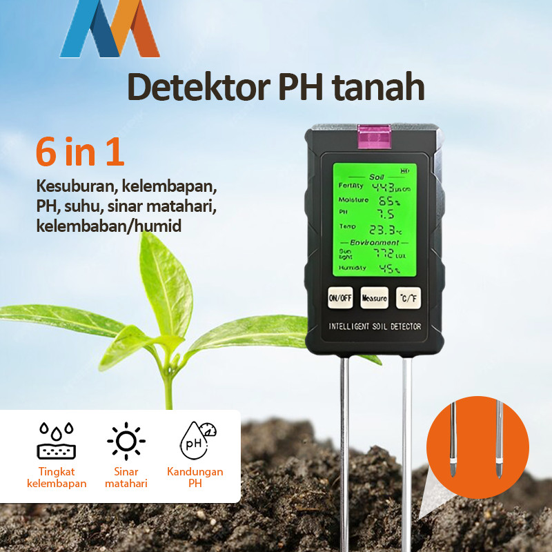 Jual Mukava Penganalisis Tanah Digital/Penguji Pengukur PH Tanah ...