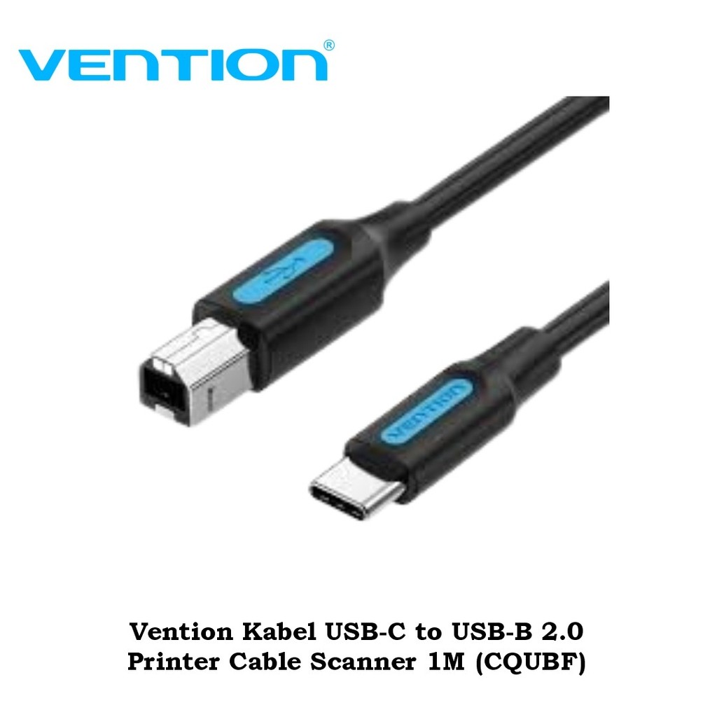 Jual Vention Kabel USB-C to USB-B 2.0 Printer Cable Scanner 1M (CQUBF ...