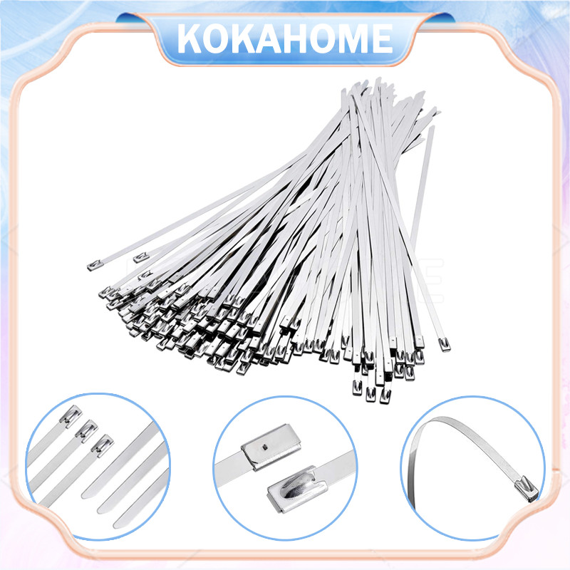 Jual besi stainless steel pengikat knalpot klem/cable tiestainless ...