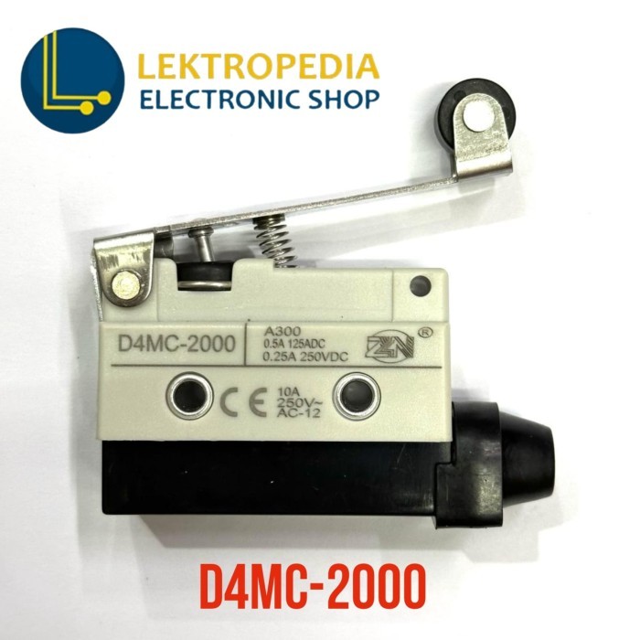 Jual Limit Switch ZN D4MC-2000 Micro Plat gagang panjang Roda microswitch | Shopee Indonesia