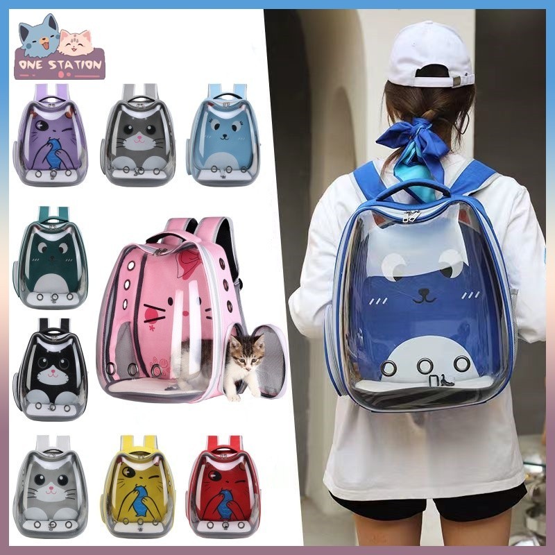 Jual Tas Kucing Astronot Tas Ransel Hewan Tas Transparan Pet Cargo Tas ...