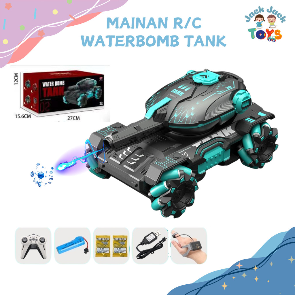 Jual Jackjacktoys Mainan Kendaraan Anak Tank Remote Control 2.4Ghz ...
