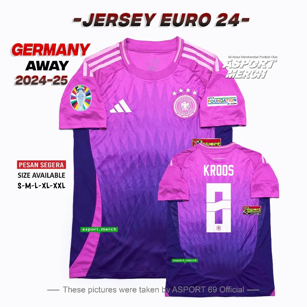Jual JERSEY BOLA JERMAN AWAY EURO TERBARU 2024 2025 JERSEY GERMANY AWAY 24 25 IMPORT | Shopee ...